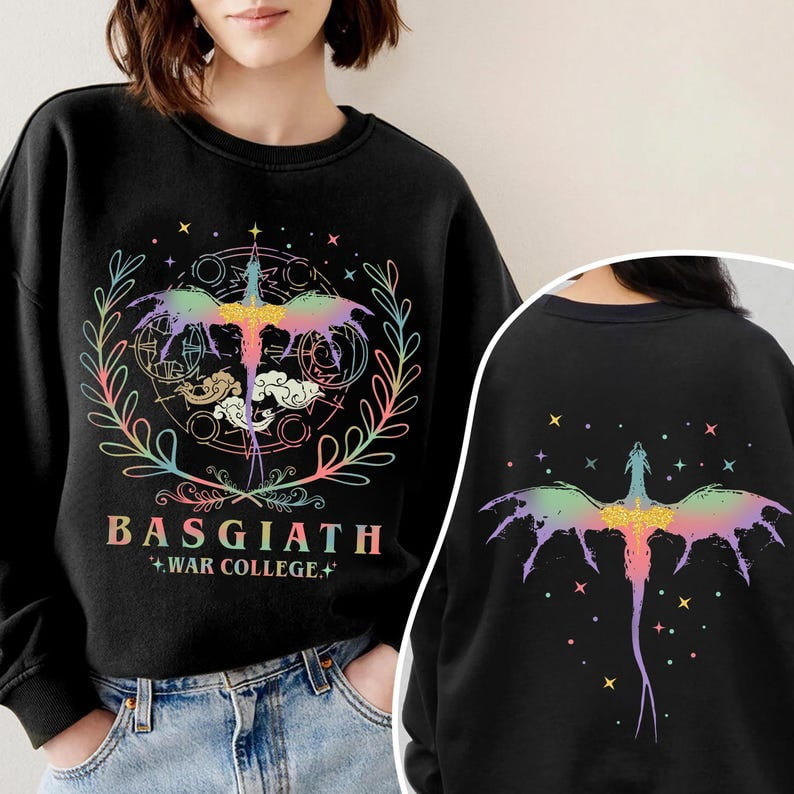 Basgiath War College Two Sided Shirt, Dragon Rider Shirt, Xaden Riorson ...
