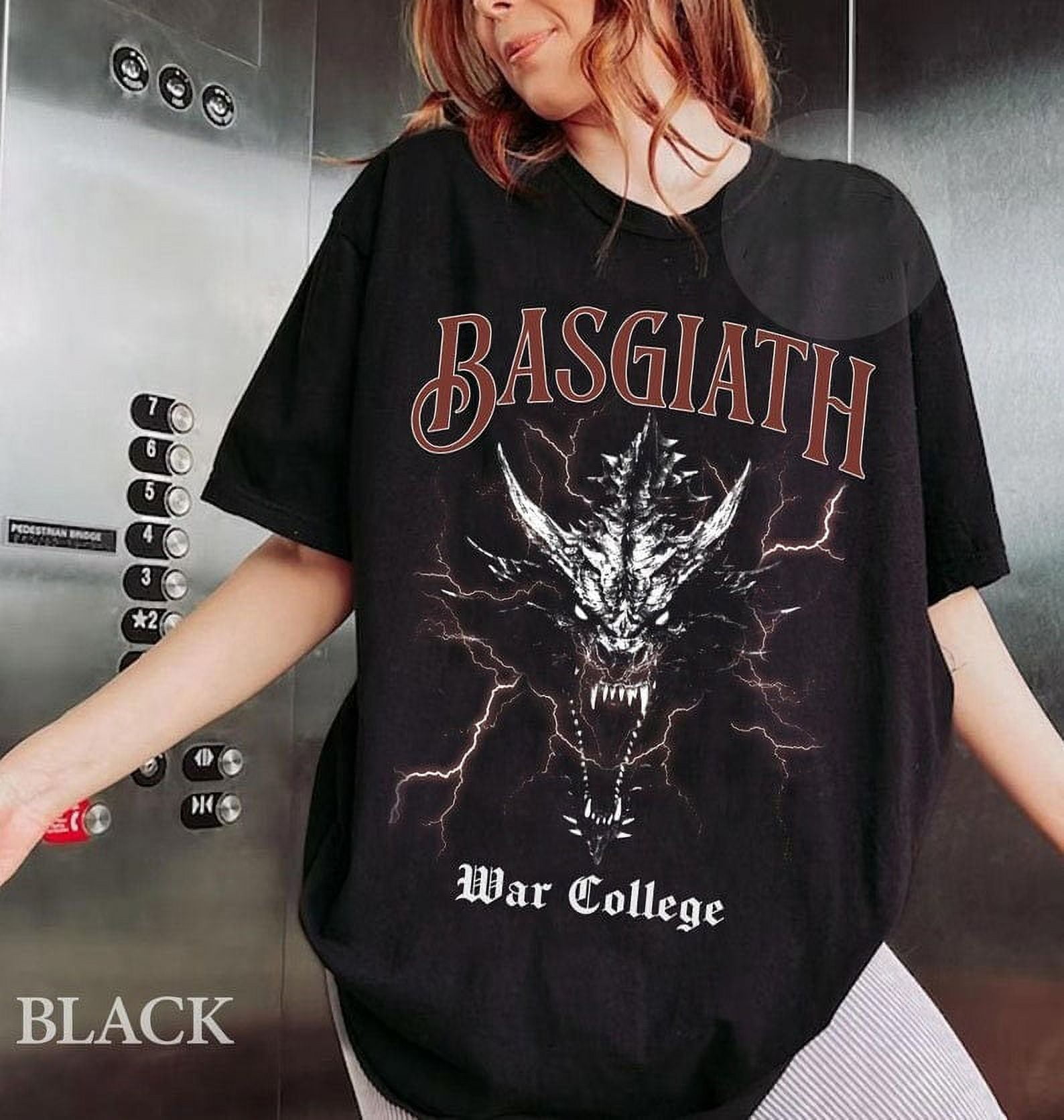Basgiath was college shirt, Distressed Fourth wing merch, Iron flame ...