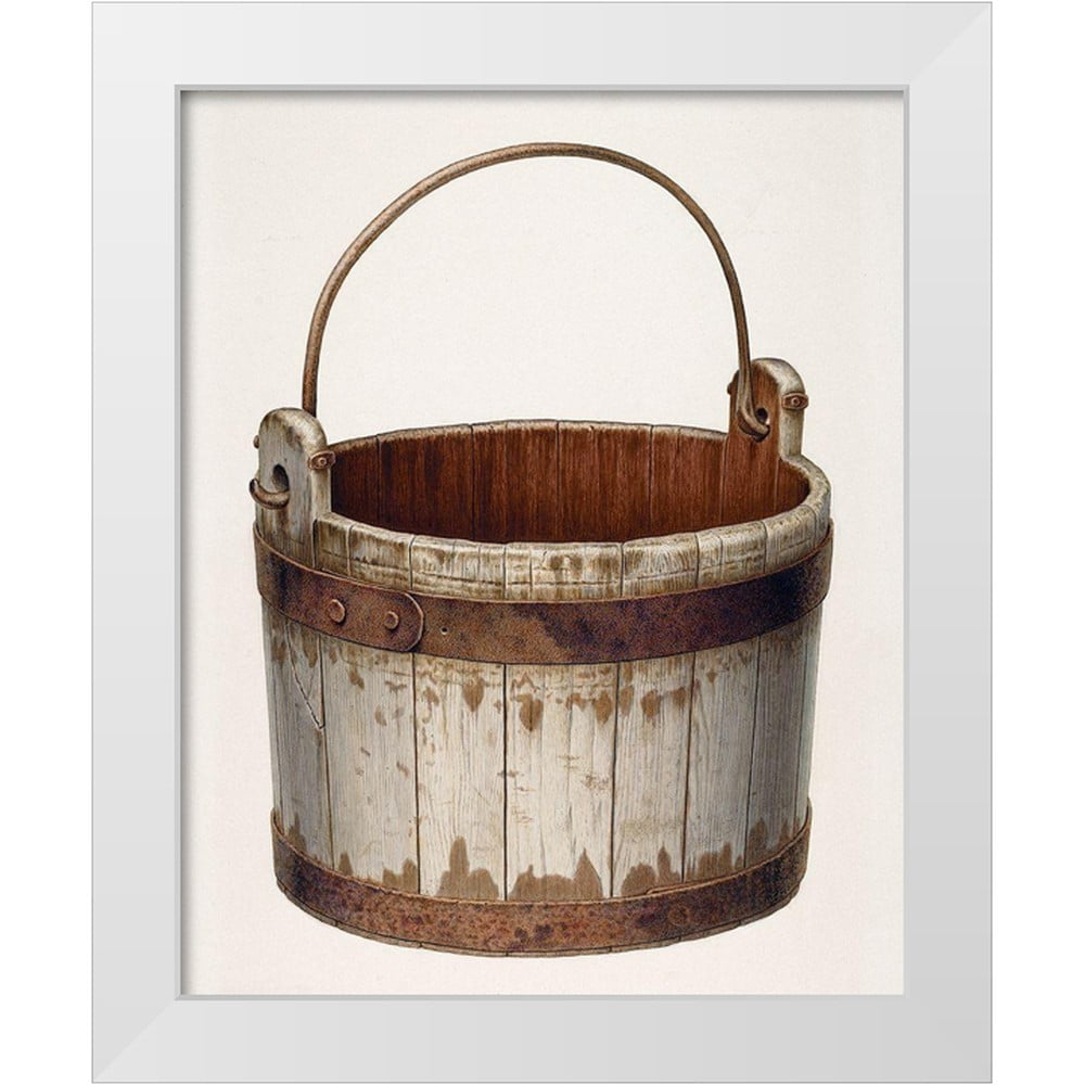 Bashaw, Edward 26x32 White Modern Wood Framed Museum Art Print Titled ...