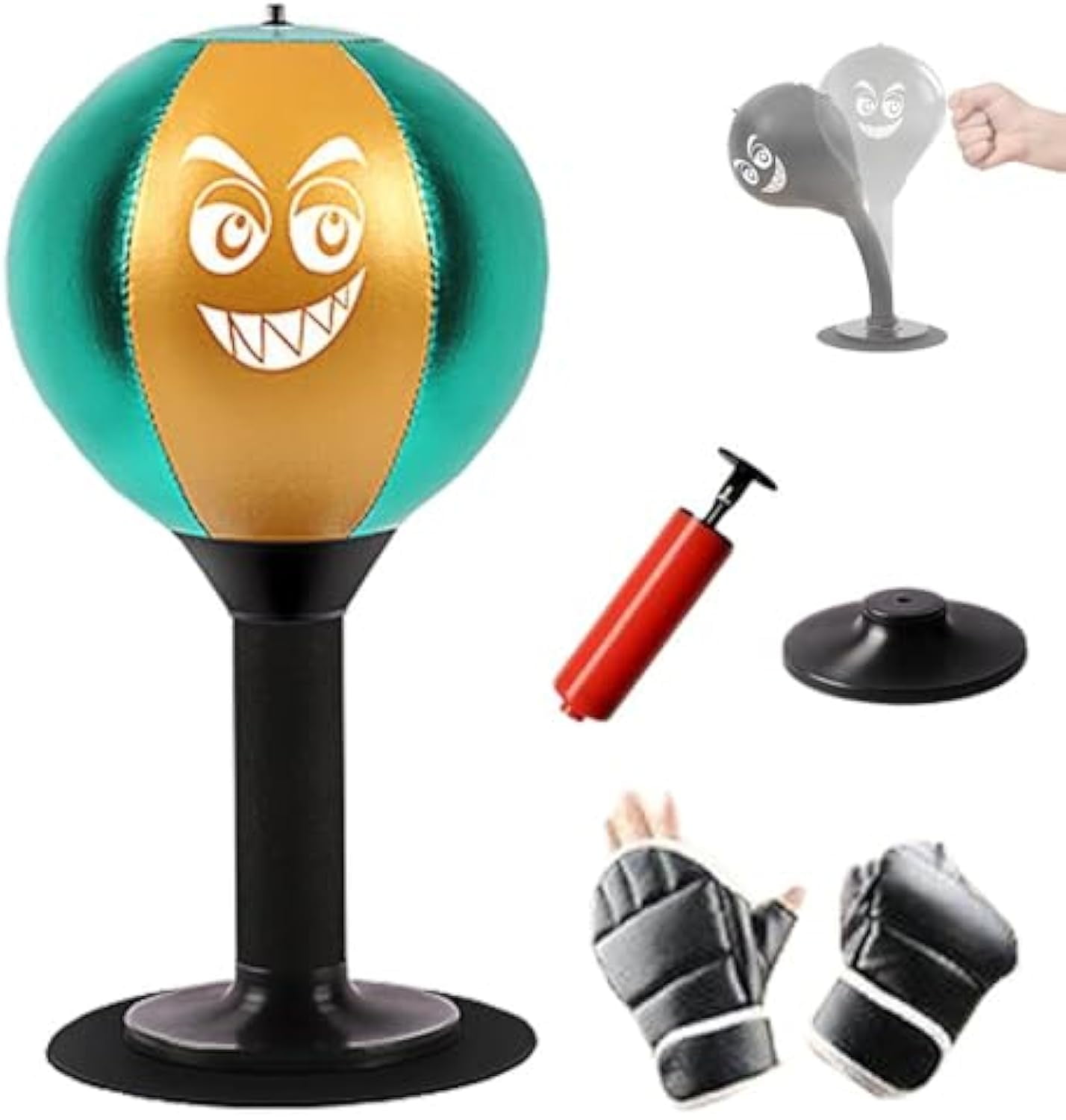 Bashbuddy Stick & Smash Punching Bag,Yepfirst Desktop Punching Bags ...