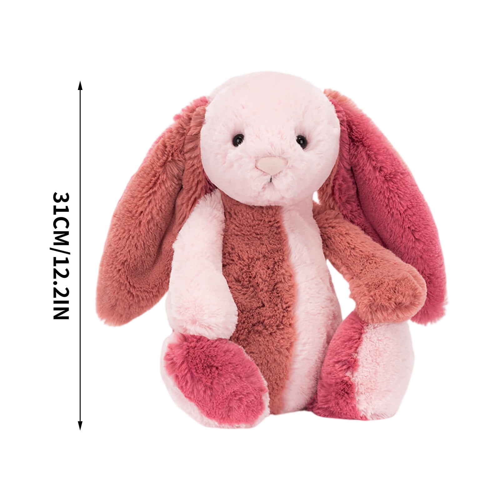 Bashful Patchwork Coralia Bunny Plush Toys Gentle & Snuggly Companion ...
