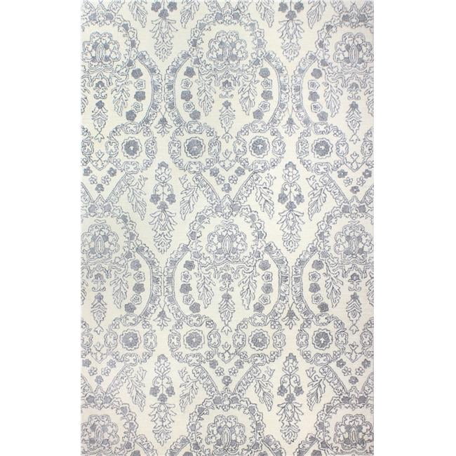Bashian Bashian Greenwich Collection Floral Contemporary Wool & Viscose ...