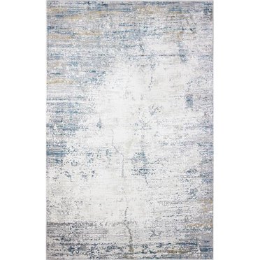 SAFAVIEH Newbury Constantina Floral Area Rug, Ivory/Blue, 5'1" x 7'6 ...
