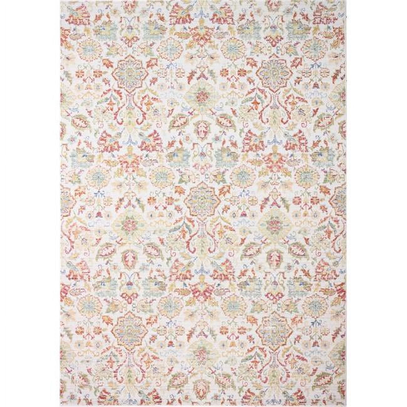 Bashian Corsica Gabino 7'6" x 9'6" Area Rug in Ivory - Walmart.com