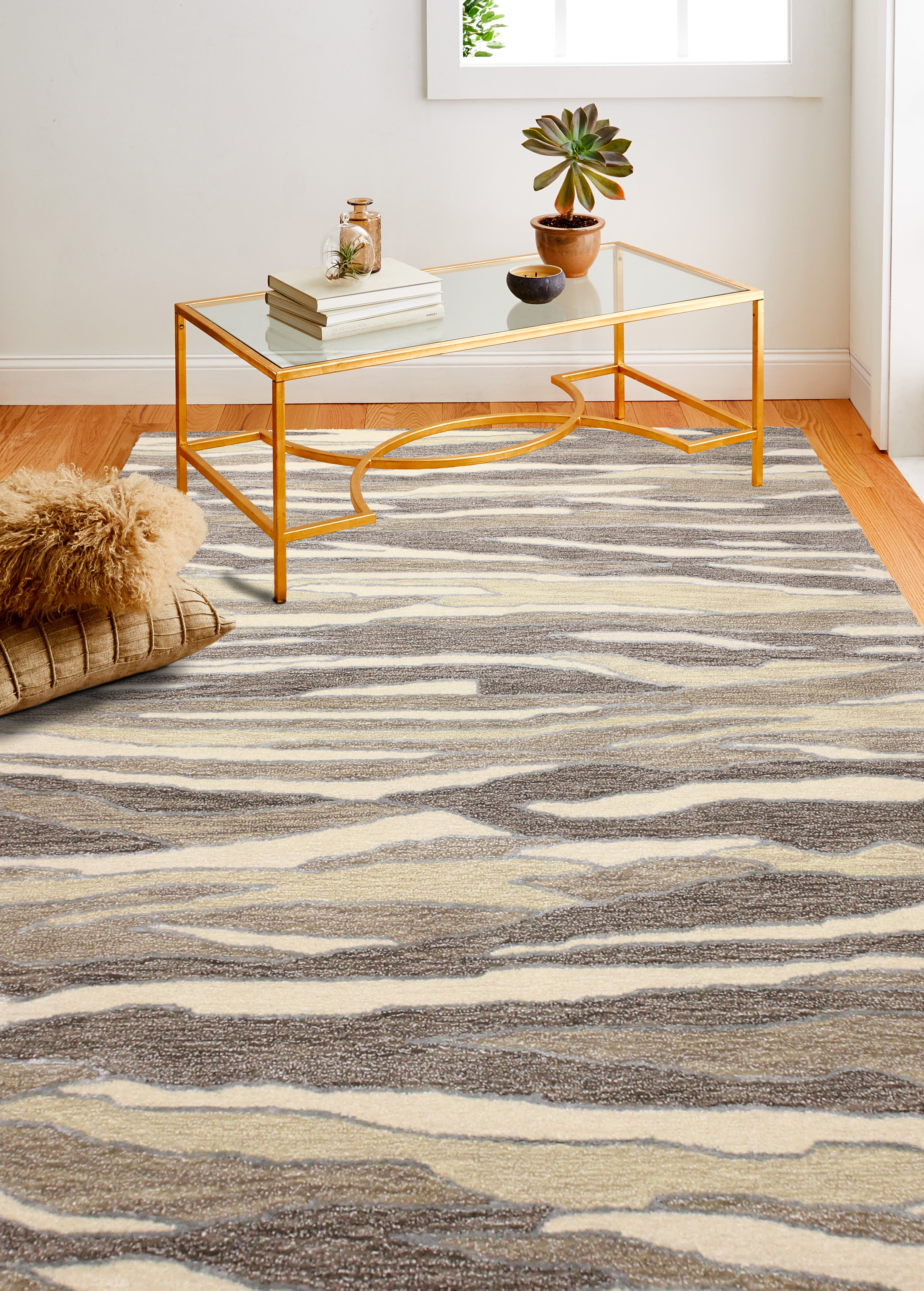 Bashian Mack Contemporary Abstract Area Rug - Walmart.com