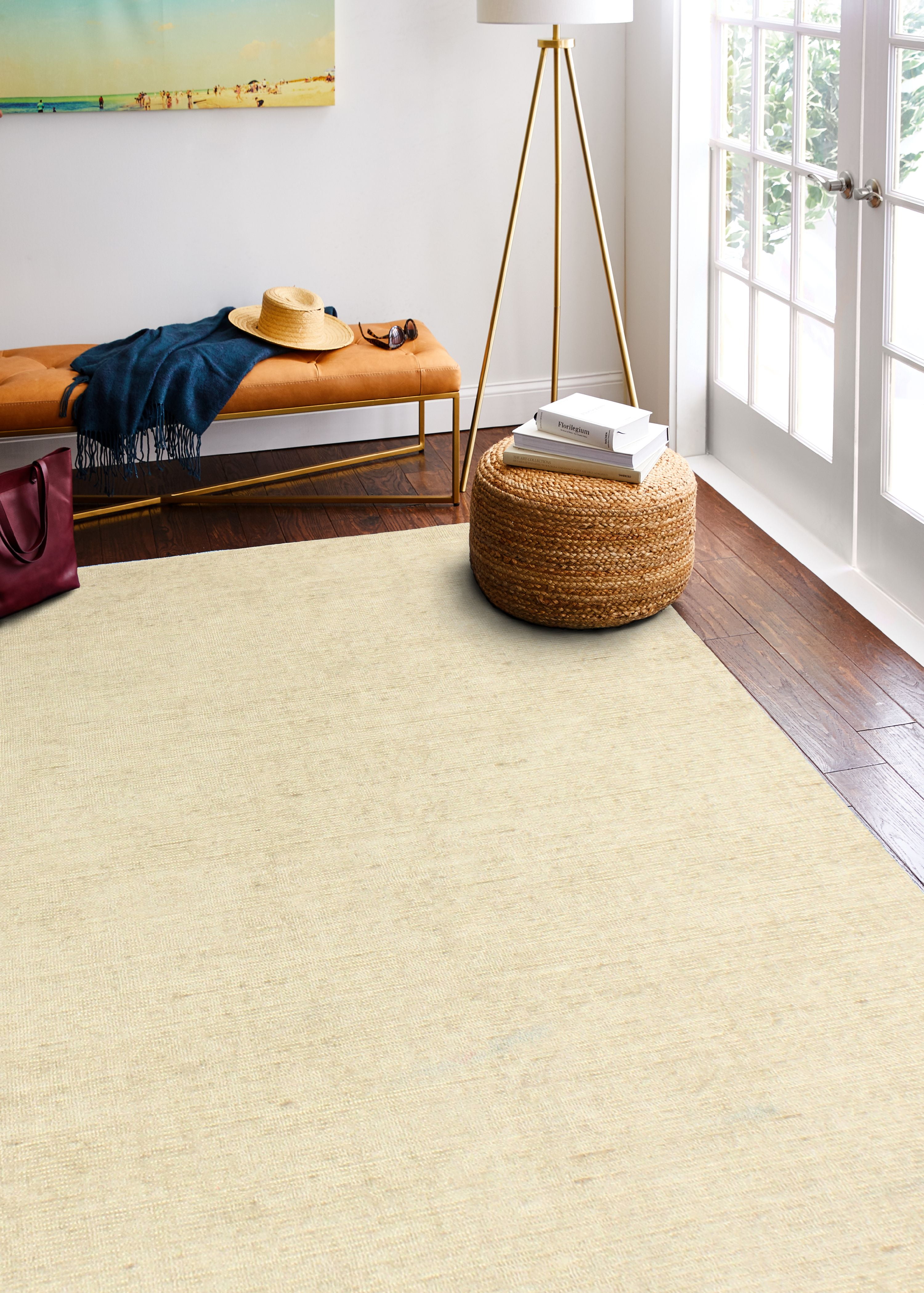 Bashian Pensacola Transitional Solid Area Rug - Walmart.com