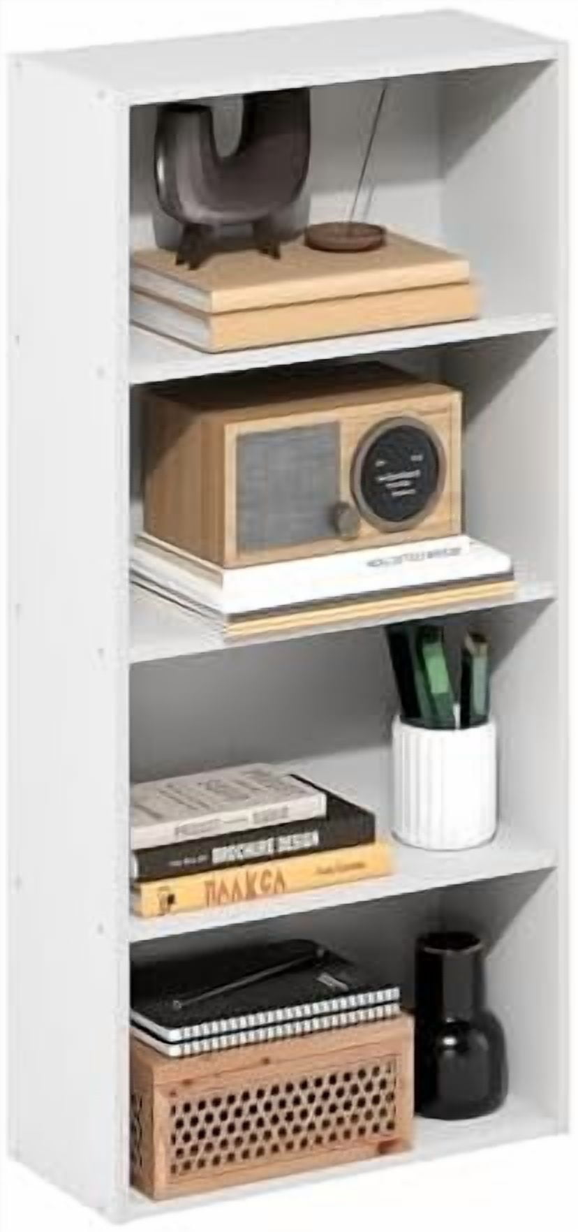 Basic 12-Cube Open Shelf Bookcase, Bookshelf, Storage Organizer, 12 x ...