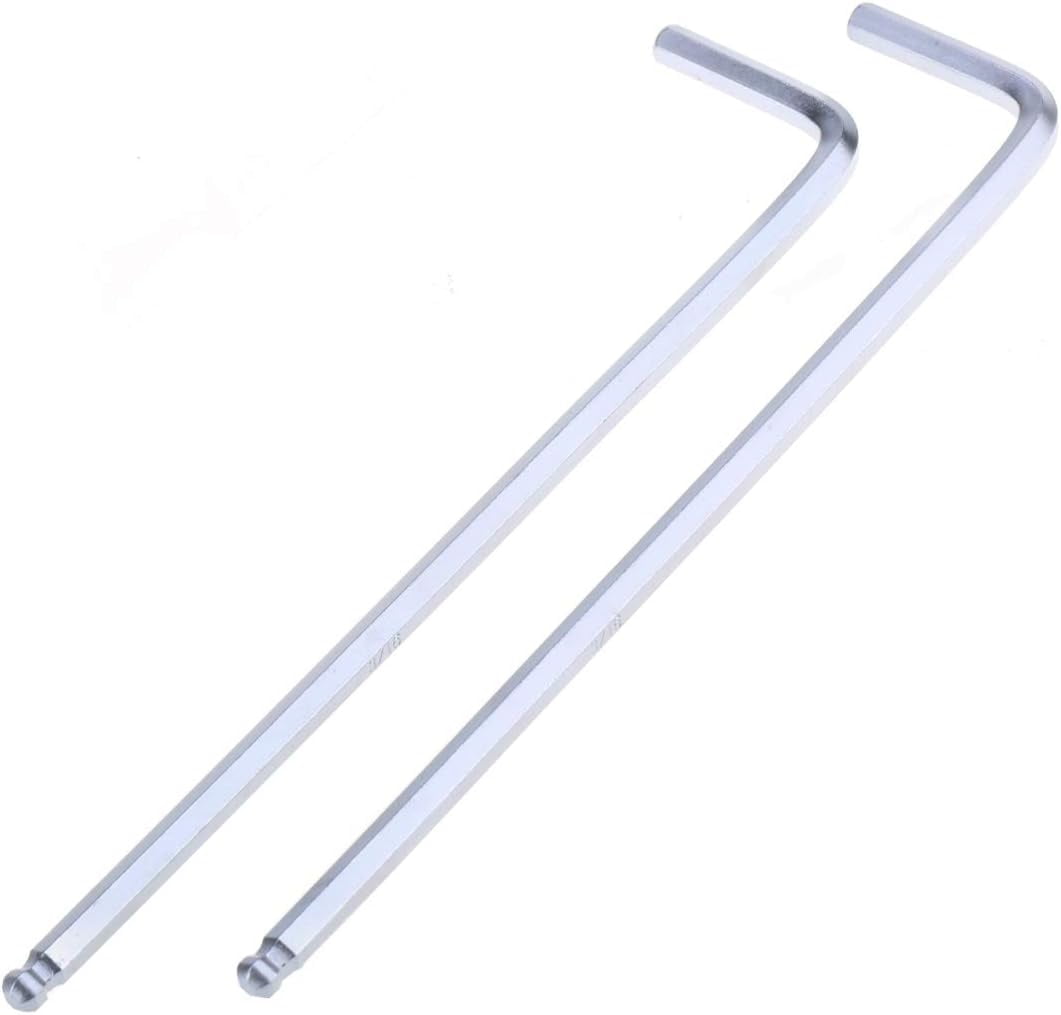 Basic 3/16 inch Guitar Bass Truss Rod Hex Wrench Allen Key Ball End ...