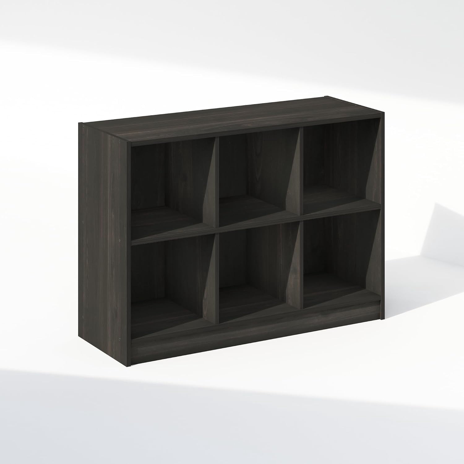 Basic 3x2 Cube Organizer Shelf Storage, Bookcase, Espresso - Walmart.com
