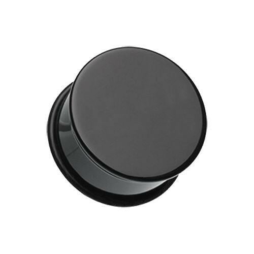 Basic Acrylic Single Flared Ear Gauge Plug - Walmart.com