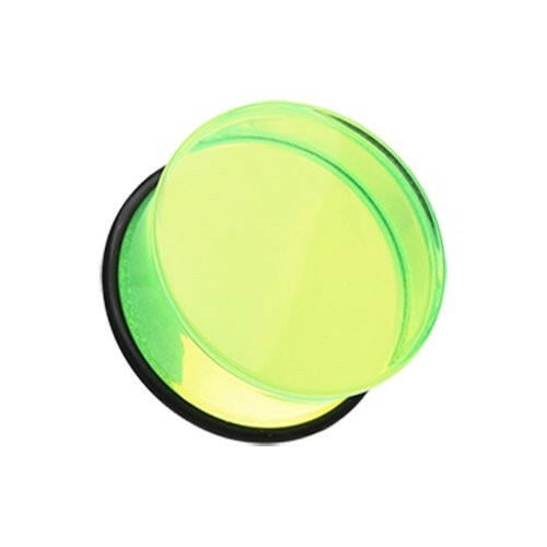 Basic Acrylic Single Flared Ear Gauge Plug - Walmart.com