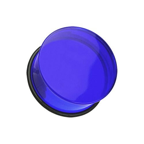 Basic Acrylic Single Flared Ear Gauge Plug - Walmart.com