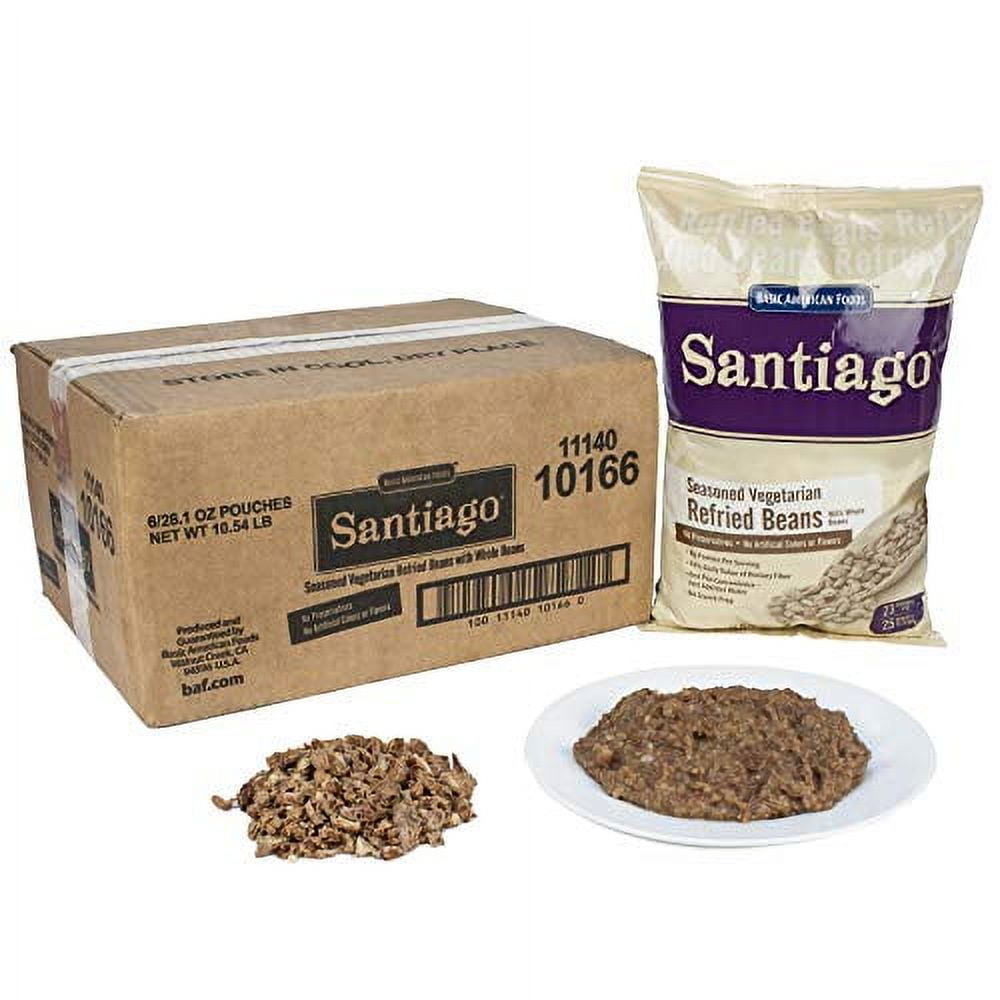 Basic American Food Refried Pinto Beans, Seasoned, 28.1 oz - Case of 6 ...
