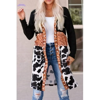 Cow Print Cardigan Cow Print Cardigan