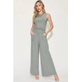 Basic Bae Full Size Ribbed Tank and Wide Leg Pants Set - Walmart.com