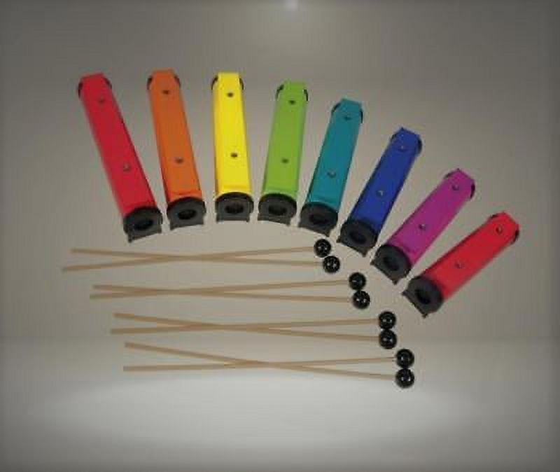 Basic Beat BBRCB8 Diatonic Resonator Chime Bars - Tube-Shaped with ...