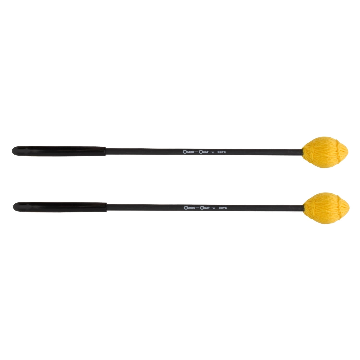 Basic Beat BBYS Soft Yarn Mallets for Xylophone - Yellow, 13.5" Length ...