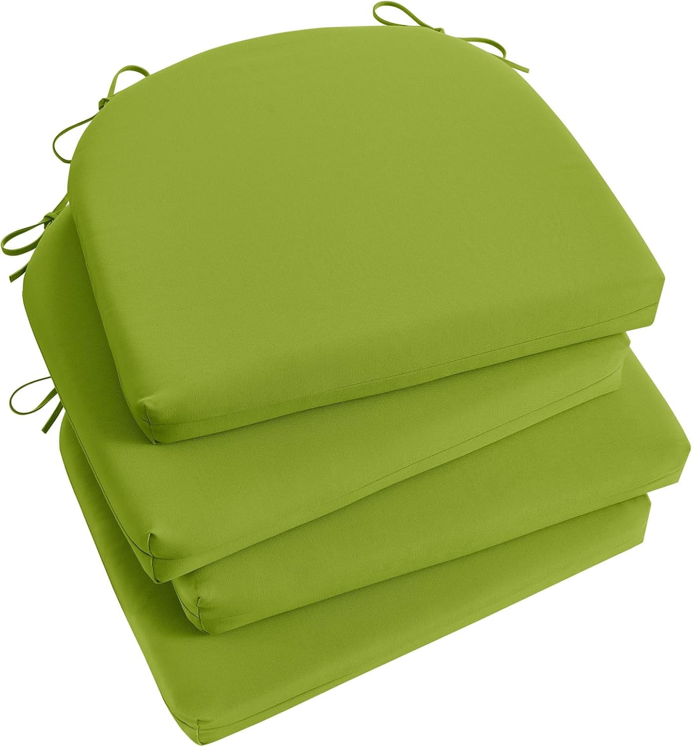 Basic Beyond Outdoor Chair Cushions Set of 4, Square Corner Outdoor ...