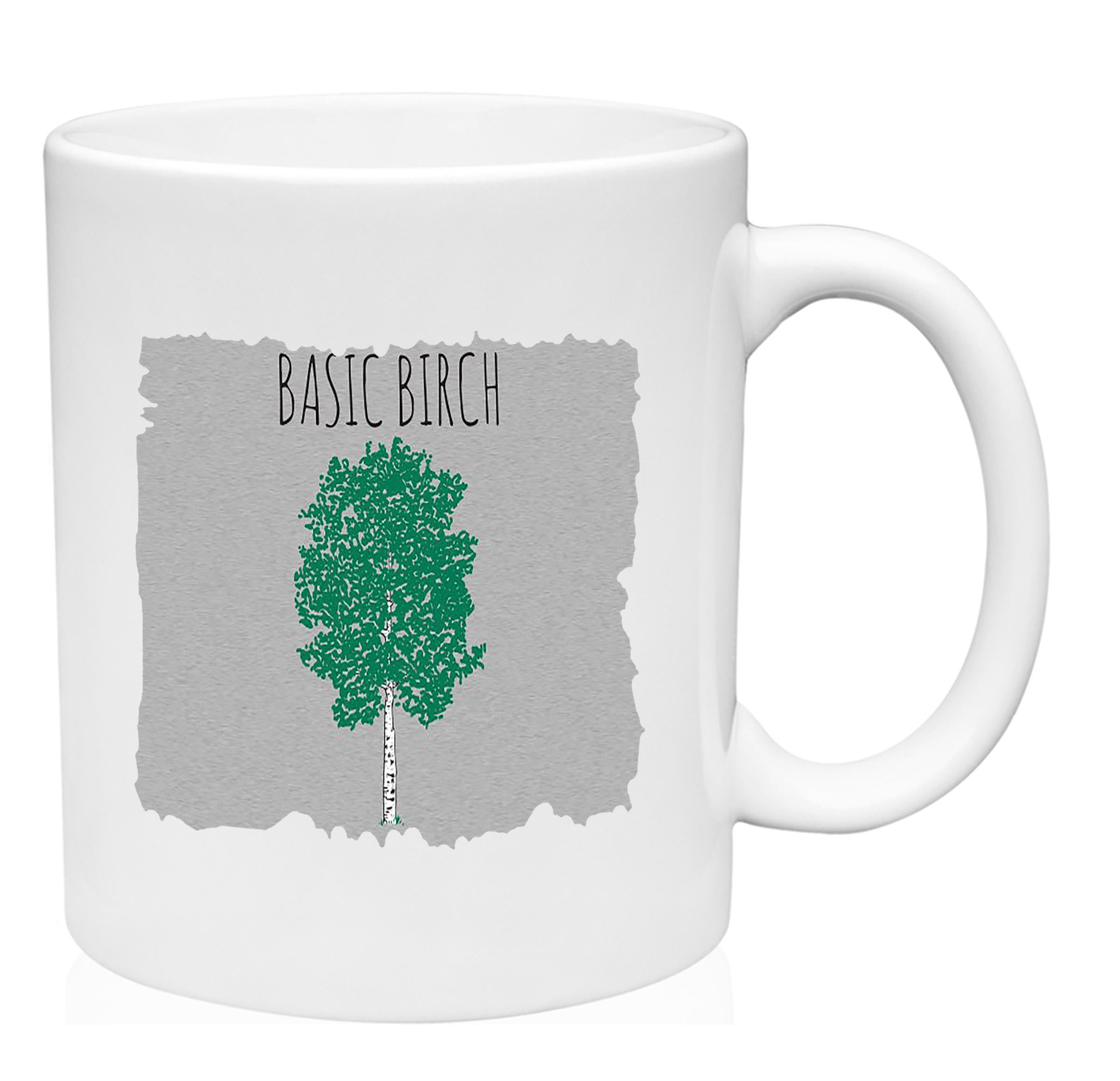 Basic Birch Mug Ceramic Coffee Mug Funny Gift Cup - Walmart.com
