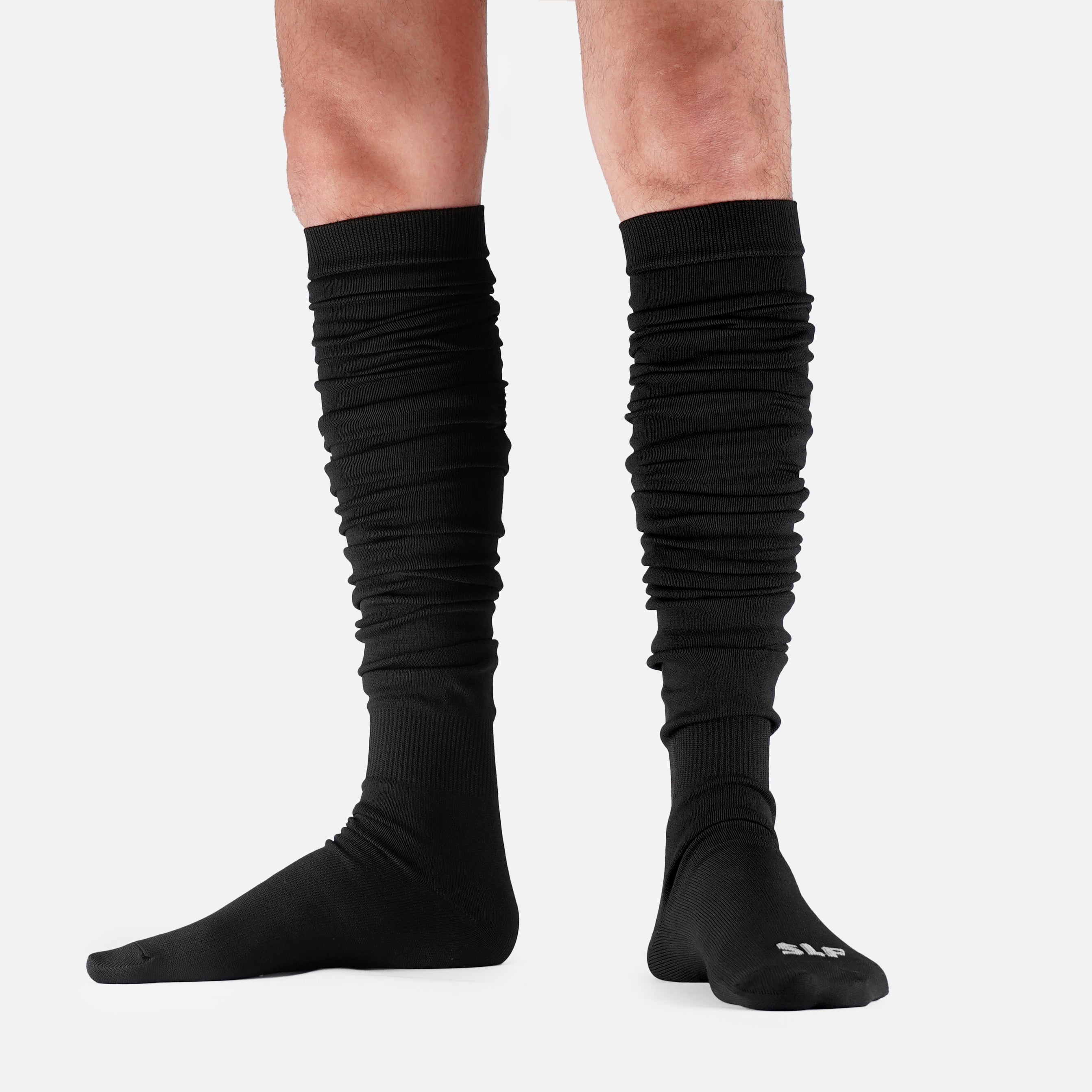Basic Black Long Scrunchie Socks - Walmart.com