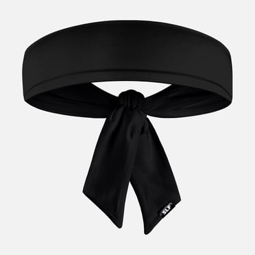 Suddora Style Tie Headband Sweatband, Black - Walmart.com