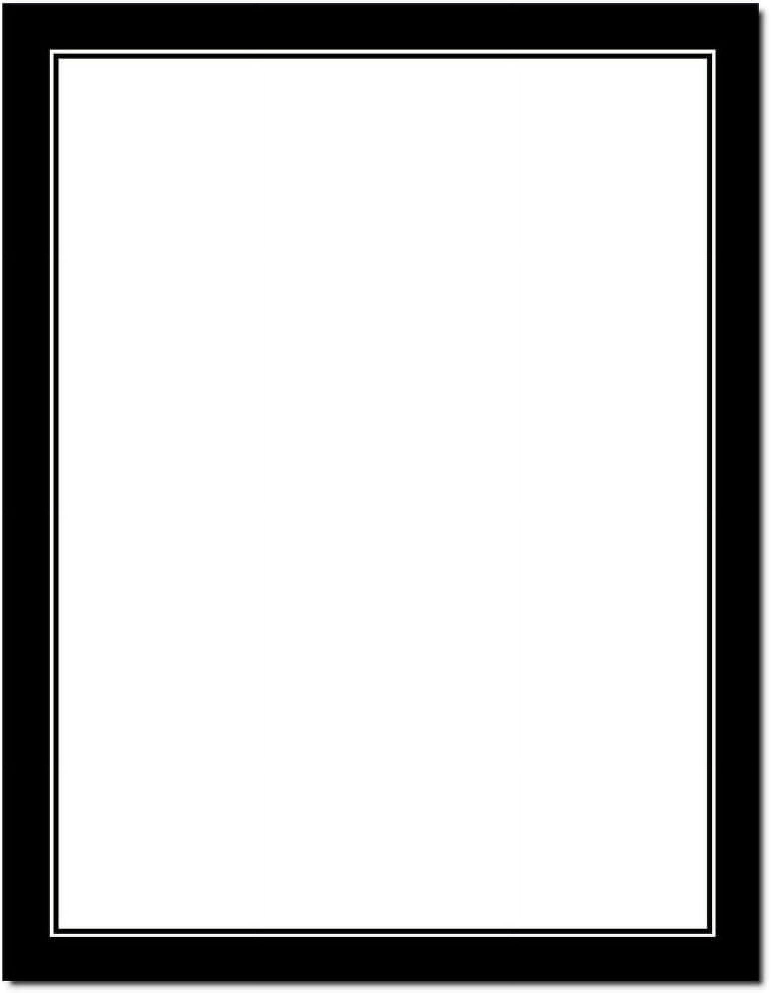 Basic Border Letterhead Laser & Inkjet Printer Paper - Brights (Black ...