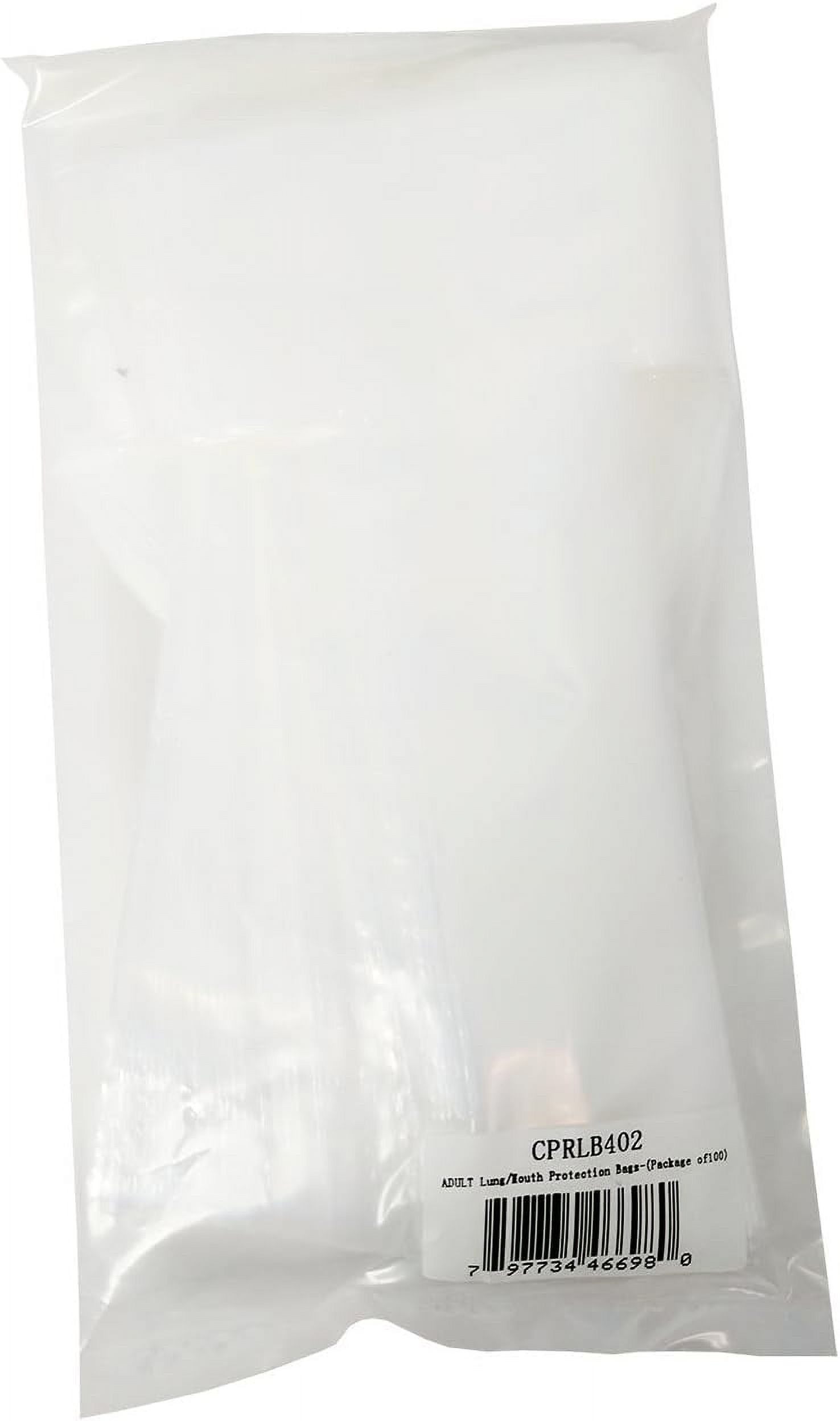 Basic Buddy Compatible Face Shield Lung Bags, 100 Pack - Walmart.com