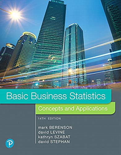 Pre-Owned Basic Business Statistics: Concepts and Applications ...