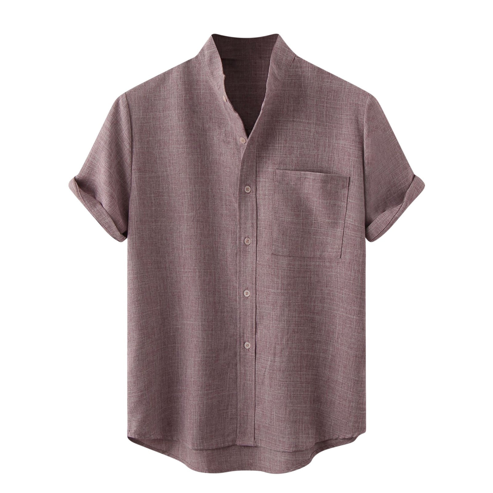 Basic Casual T Shirts for Man Fall Summer Short Sleeve Collared Neck ...
