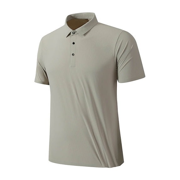 Basic Casual T Shirts for Mens Summer Fall Short Sleeve Turtle Neck ...