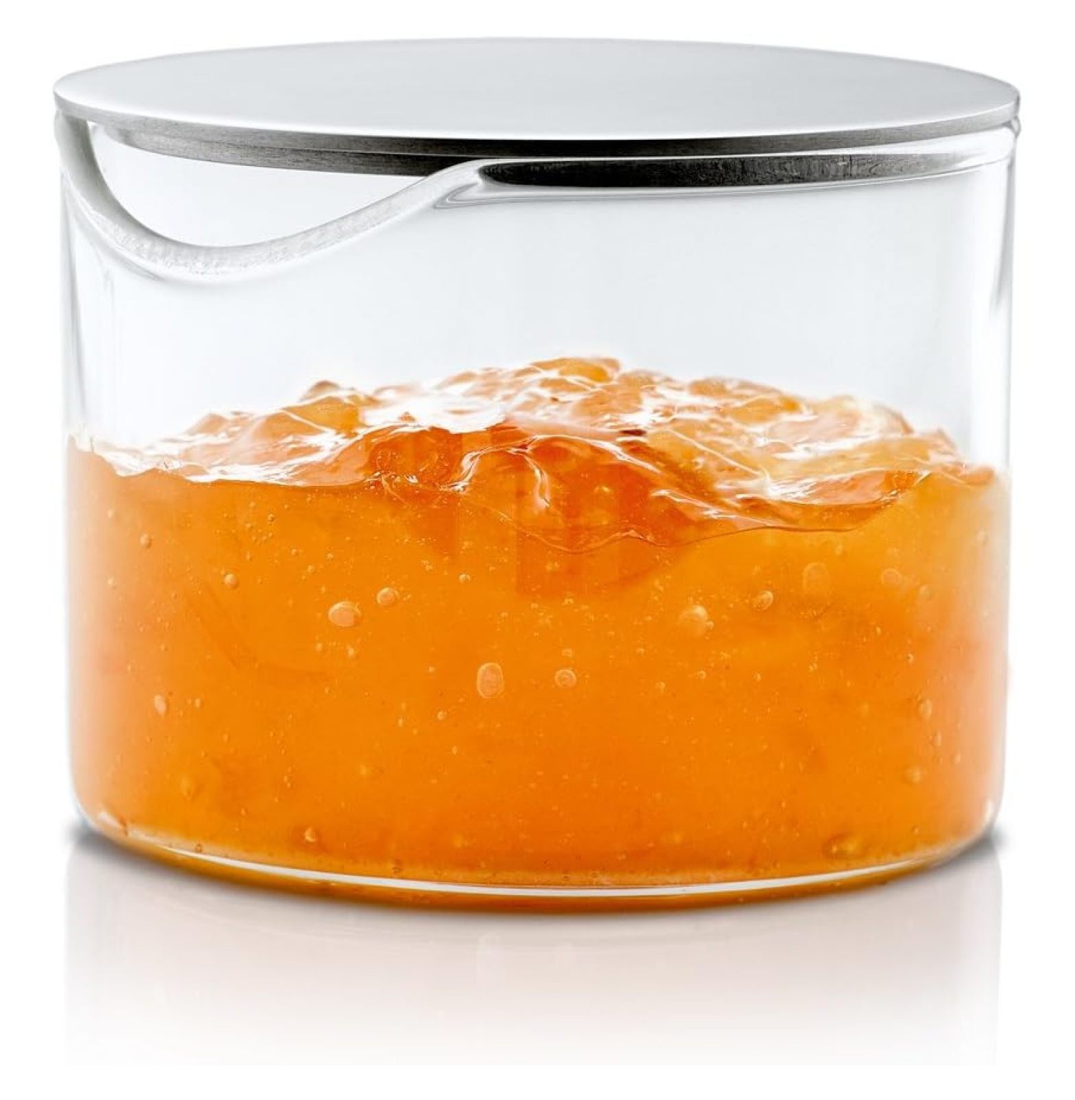 Basic Condiment Lid, 3 oz, Glass and Brushed Stainless Steel - Walmart.com