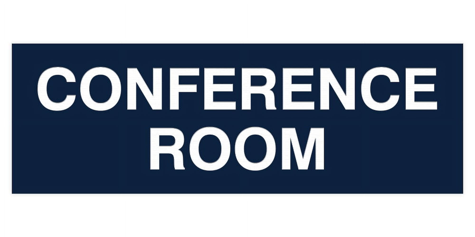 Basic Conference Room Sign (Navy Blue / White) - Small - Walmart.com