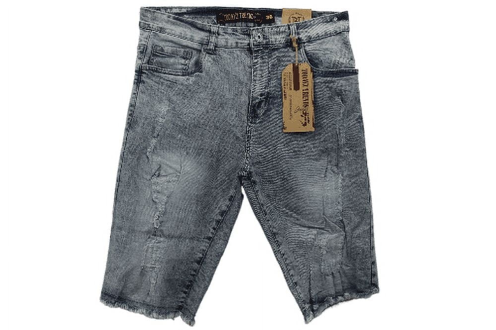 Basic Denim Ripped Shorts - Walmart.com