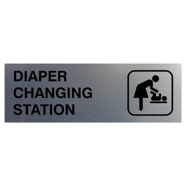 Fun Horizontal Push Pull Door Sign (White) - Medium - Walmart.com