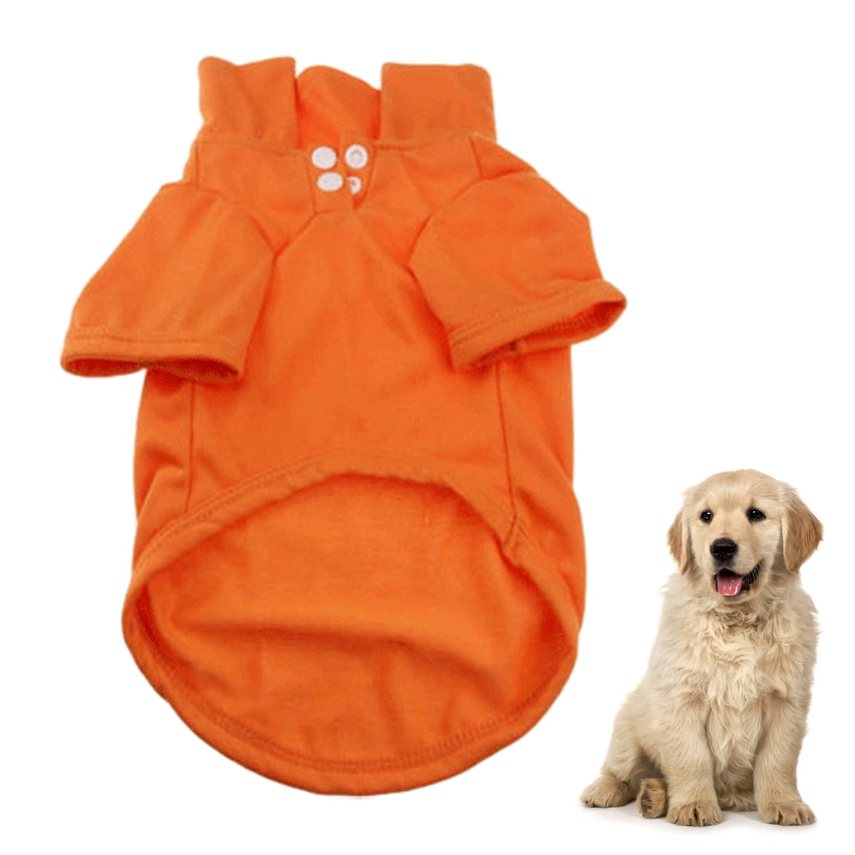 Basic Dog Polo Shirts Premium Cotton, Polo T-Shirts for Large Medium ...