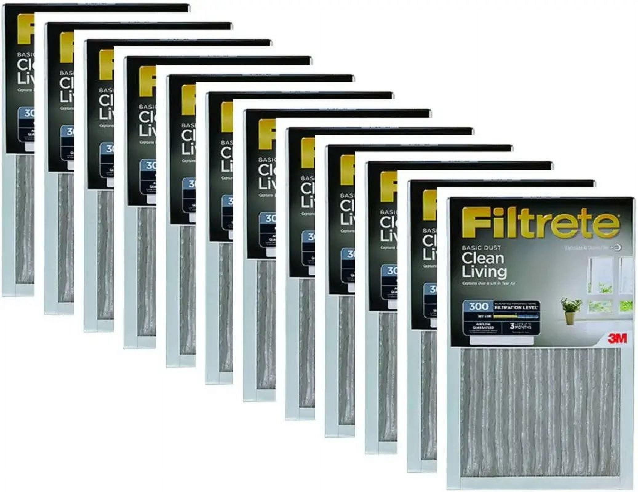 3M Filtrete Basic Dust & Lint Reduction Pleated Air Filter, 14x24x1-In ...