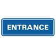Basic ENTRANCE Door / Wall Sign - Blue - Small - Walmart.com