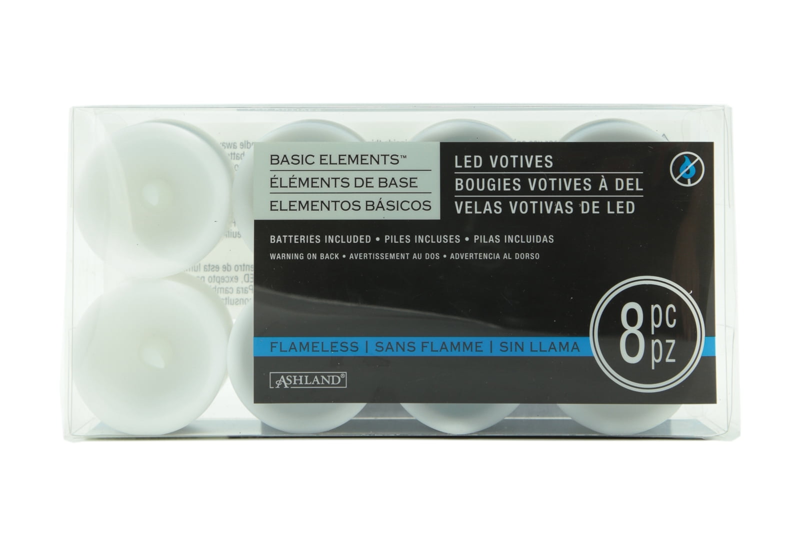Basic Elements™ 2" White LED Votives By Ashland® - Walmart.com