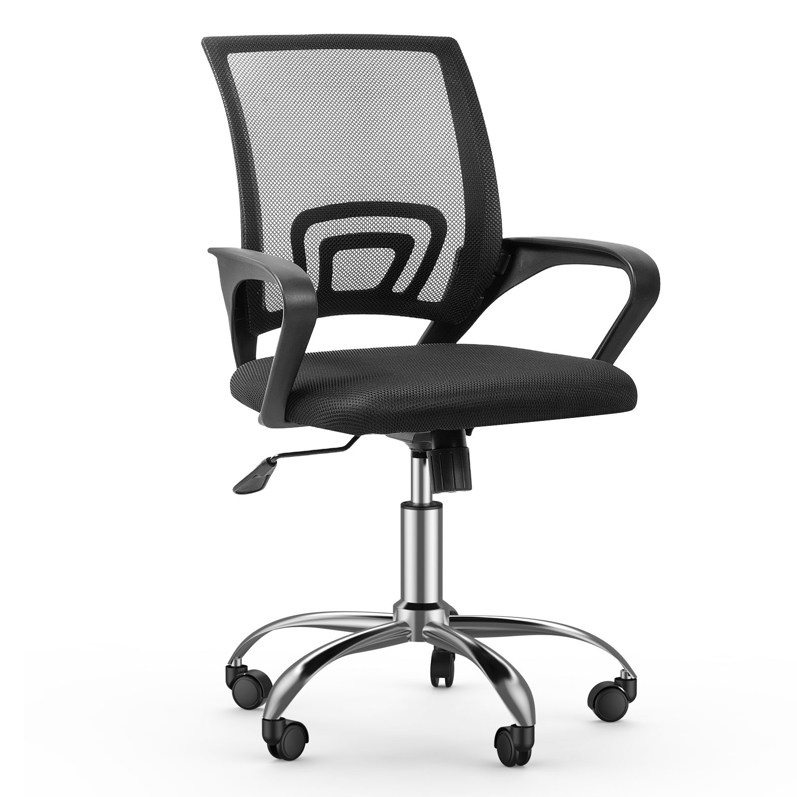 Glitzhome Leatherette Executive Office Chair Adjustable Height Swivel ...