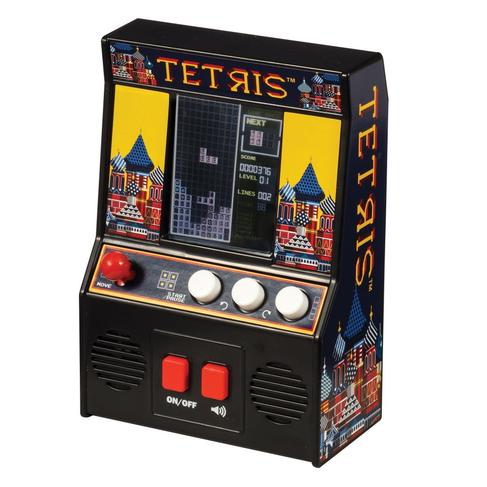 Arcade Classics - Play Handheld Tetris Mini Arcade Game (4 Color Screen ...