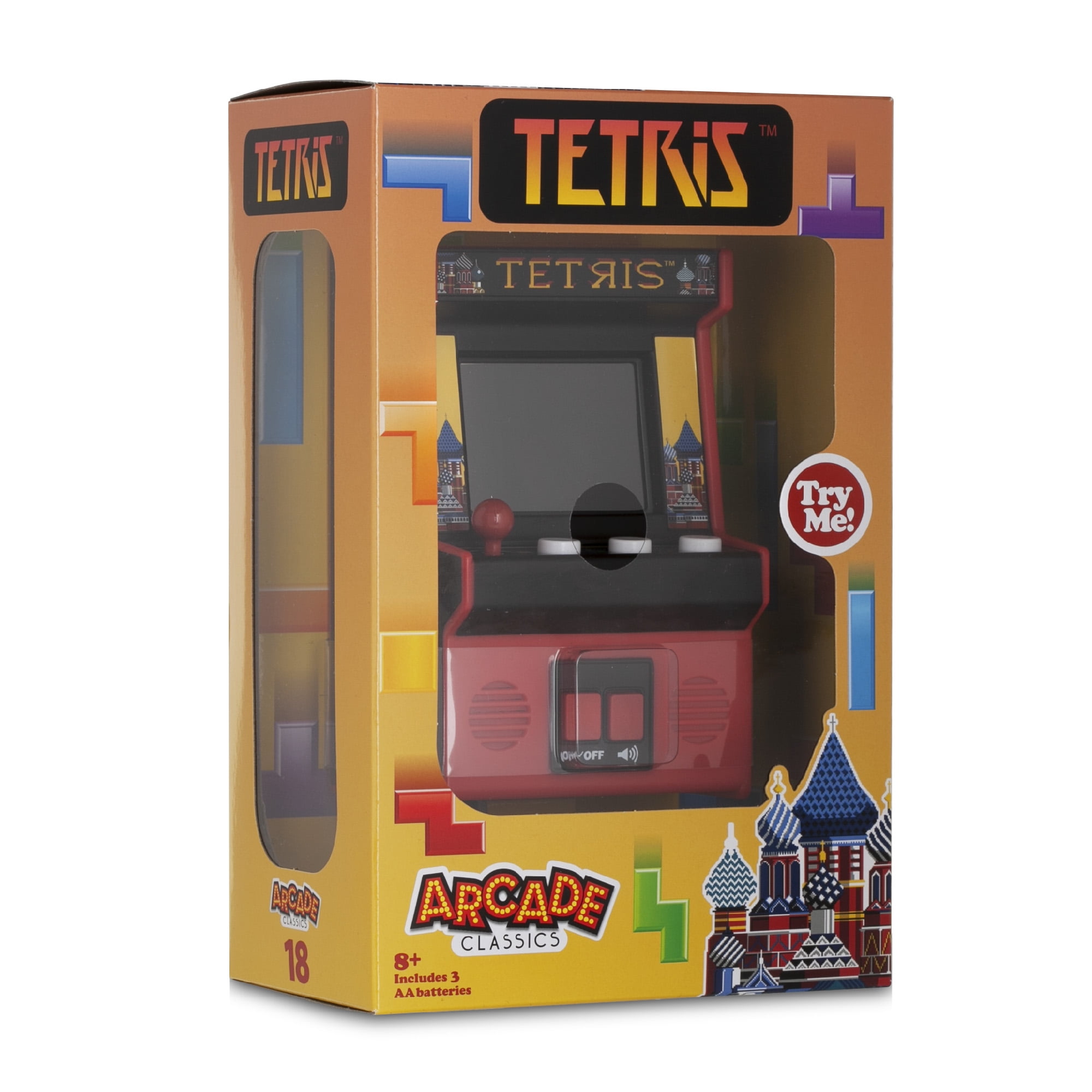 Basic Fun Arcade Classics Tetris Retro Mini Arcade Game - Walmart.com