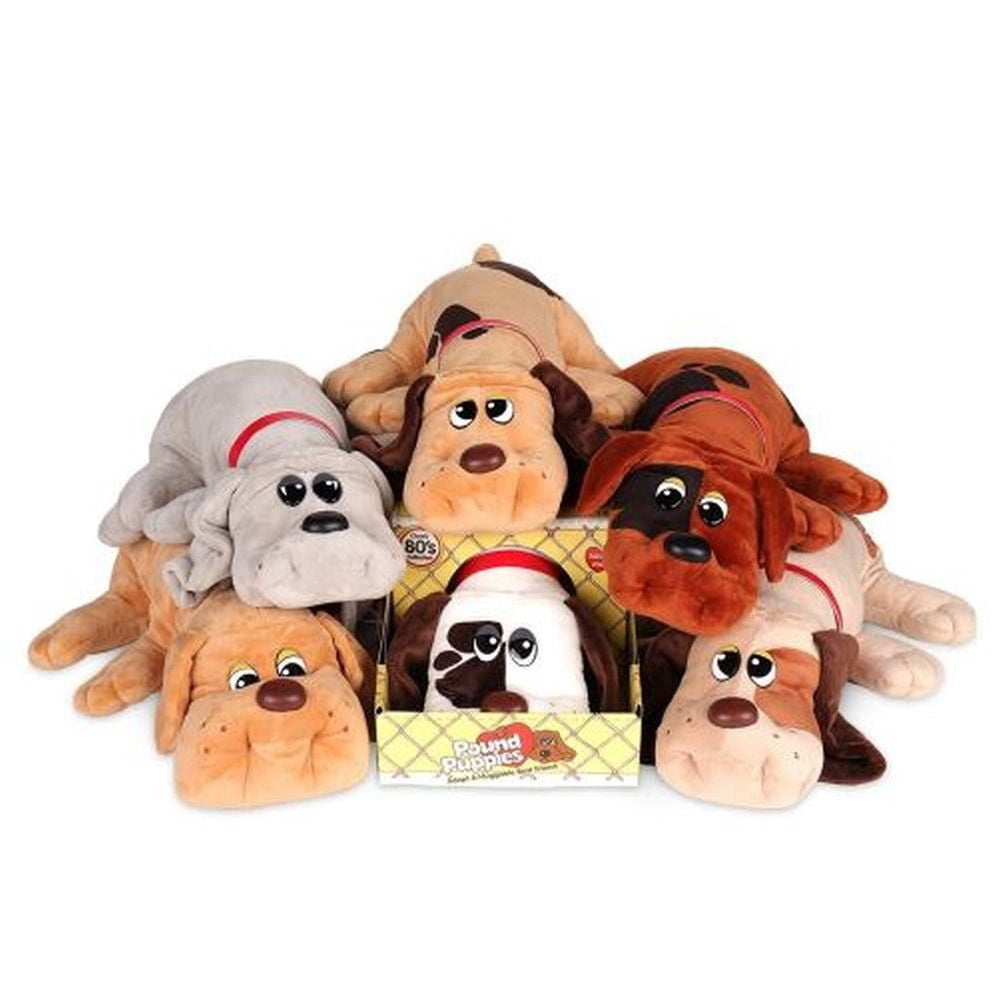 Basic Fun - Assorted Pound Puppies Plush Toys, Soft Stuffed Animals ...