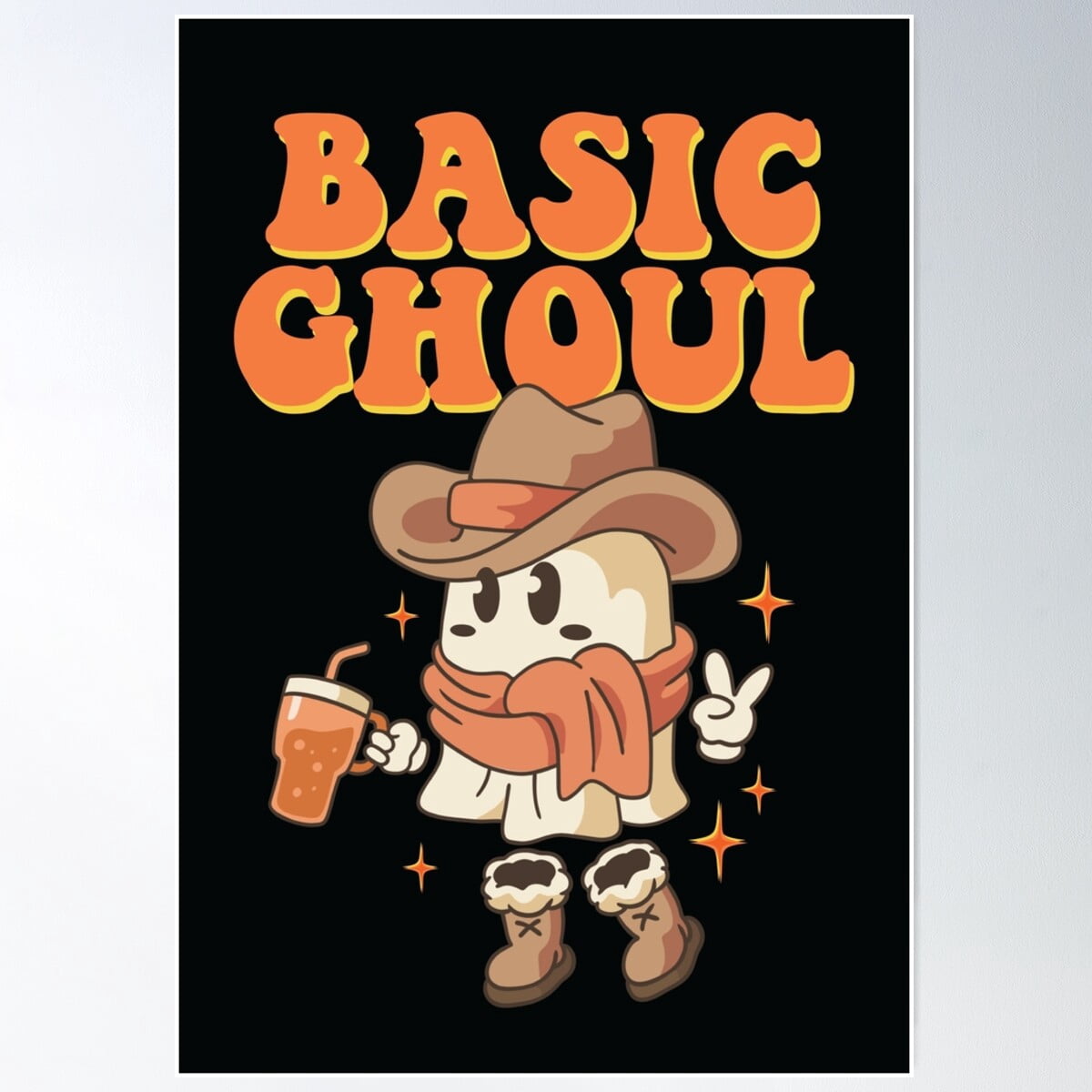Basic Ghoul Poster Wall Art, Modern Wall Decor For Living Room Bedroom ...