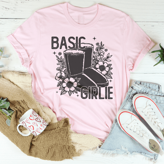 Basic Girlie Tee Soft Cream S Peachy Sunday T-Shirt - Walmart.com