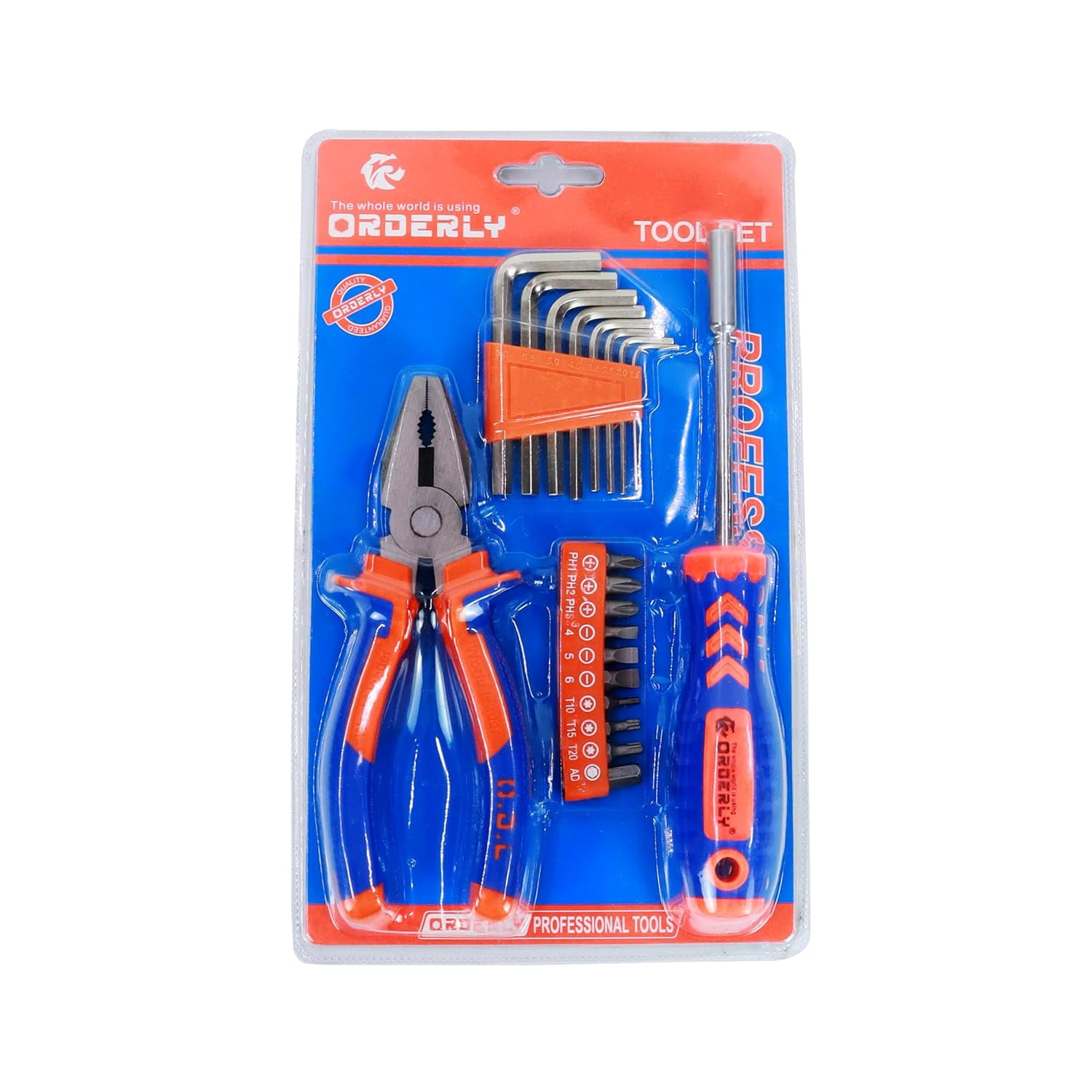 Basic Hand Tools Kit For Household Diy | Emergency Repair Compact ...