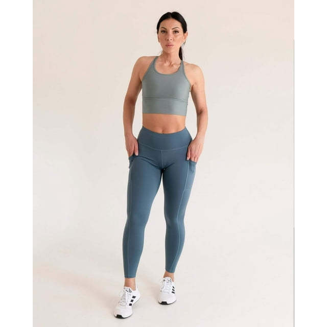 Basic High Waist Tummy Control Butt Lifting Legging - Walmart.com