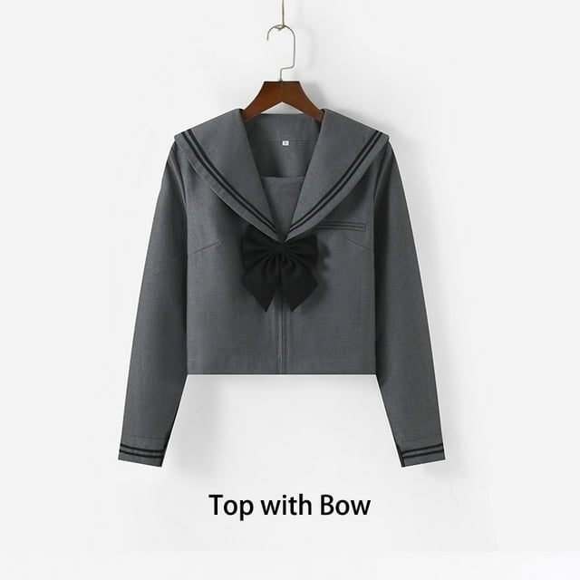 Basic Jk Grey Sailor suits Japanese School uniforms Graduation clothes ...