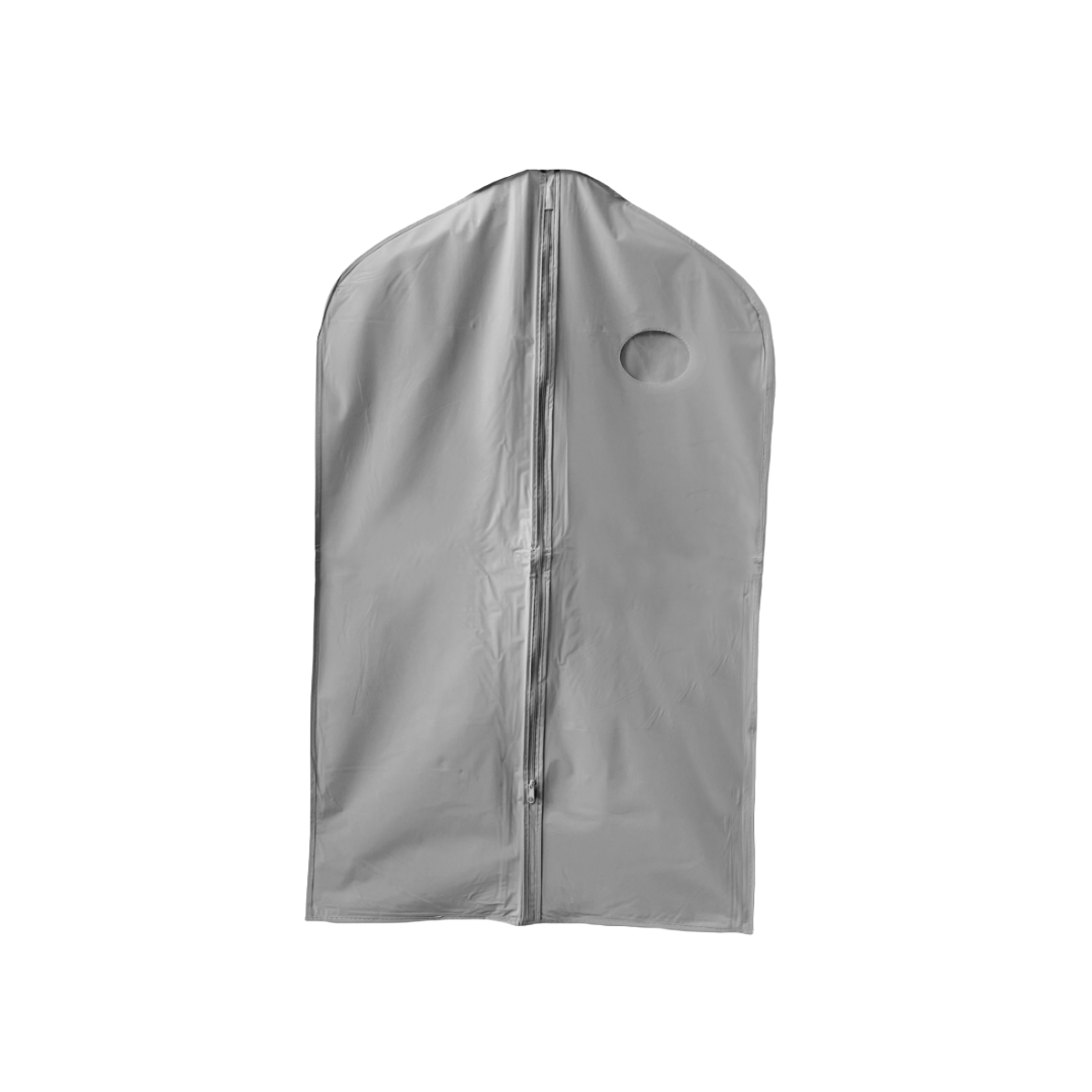 Basic LTD - 40'' Waterproof Silver Vinyl Garment Bag - 1 Count ...