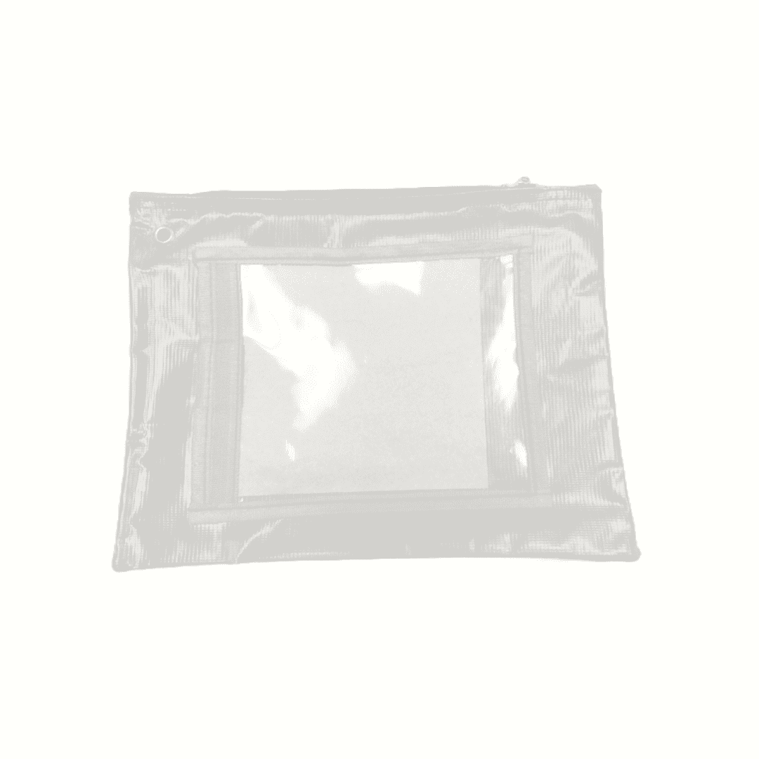 9" X 12" Clear Vinyl Property Storage Valuables Pouches- 1 Count ...