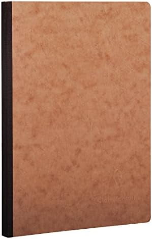 Basic Large Clothbound Notebook (6 x 8.25) TAN 192 Pages$$Office ...